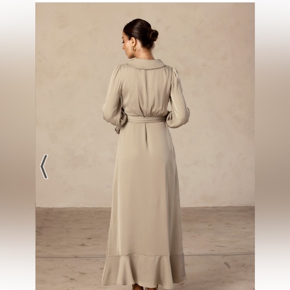 Veiled | Dresses | 5 Shereen Wrap Satin Maxi Dress Muslim Maxi Dress ...